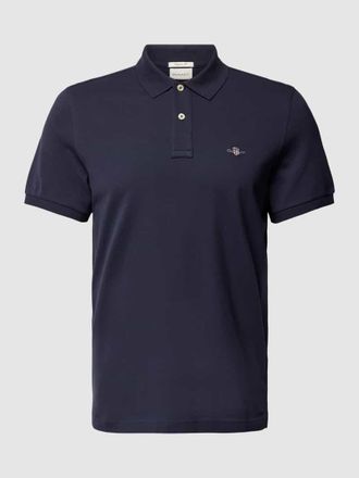 GANT Poloshirt mit Label-Stitching Modell SHIELD