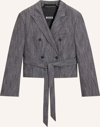 HUGO BOSS Blazer Jelsia Regular Fit schwarz