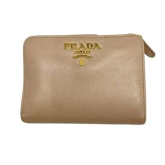 Prada Portefeuille Saffiano Pre-owned (bi-pli) - Femme - Pre-owned - Beige - Taille: ONE Size