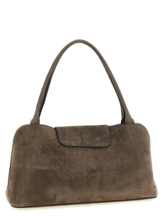 Versace Womens Brown Calfskin Shoulder Bag