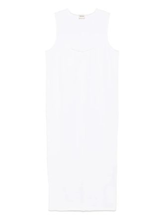 Khaite Hal Midikleid - Weiß