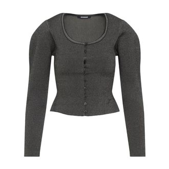 Jacquemus Sera Cardigan - - Knitwear - Damen - Grau - XS
