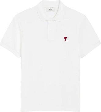Ami Homme, Tops, Blanc, Taille: M Polo Ami de Coeur