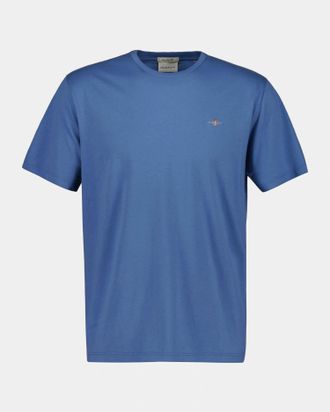 GANT Normales Schild-T-Shirt, Blau