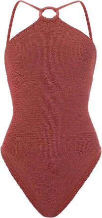Hunza G Femme, Maillots de bain, Rouge, Taille: ONE Size Maillot de bain une pi&egrave;ce Jasmine avec cerceau recouvert