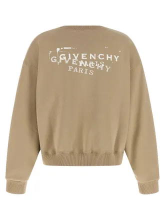 Givenchy Womens Beige Cotton Sweatshirt Clothing
