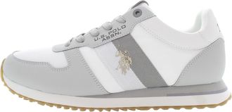 U.S.Polo Association Turnschuhe XIRIO007M/5TY2 aus Textil, wei&szlig;-grau (41)