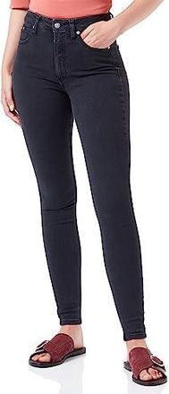 Calvin Klein Jeans Femme Skinny Taille Haute, Noir (Denim Black), 32W/34L