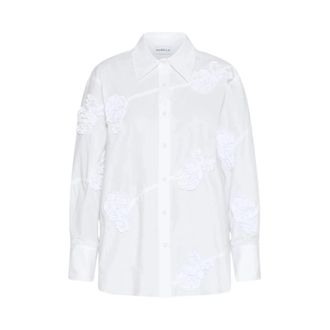Marella Damen, Blusen & Hemden, Wei&szlig;, SGr&ouml;&szlig;e