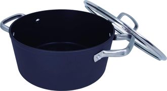 Arcos Serie Samoa | Antihaft-Kasserolle 16 cm und 1,5 L | Geschmiedetes Aluminium | Geeignet f&uuml;r jede K&uuml;che | Kalteffekt-Edelstahlgriffe | Energiesparsystem