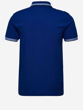 HUGO BOSS Mens Polo Shirt Piqu&eacute; Cotton Dark Blue T-shirts And Polos
