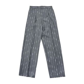 BONSAI Lockere Nadelstreifen Graue Hose - - Trousers - Herren - Grau - L