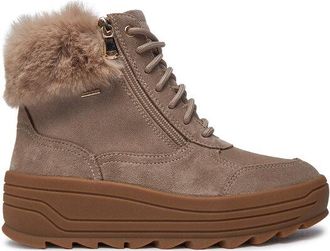 Geox Schnürschuhe D46WNB 00022 C6738 Braun