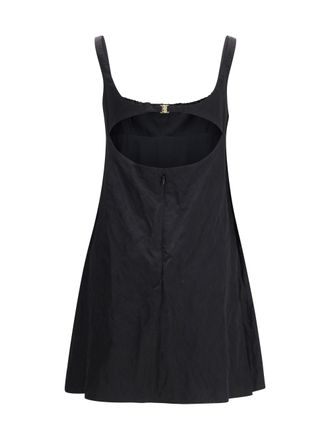 Chlo&eacute; Womens Mini Dress Washed Technical Satin Black