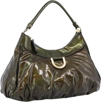 Gucci Sac bandouli&egrave;re vintage Pre-owned - Femme - Pre-owned - Vert - Taille: ONE Size