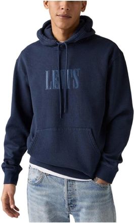 Levi's Homme, Sweatshirts et sweats à capuche, Bleu, Taille: XL Sweat à capuche