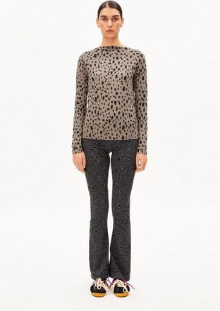 Armedangels Longsleeve LEO Longsleeve aus Bio-Baumwolle mit Leo-Print Slim Fit