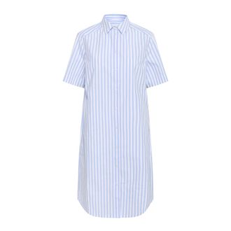 Part Two Blau Gestreiftes Hemdkleid HarperPW DR - - Dresses - Damen - Blau - XS