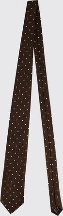 Tom Ford Klassische Krawatte aus reiner Jacquard-Seide mit Polka-Dot-Muster