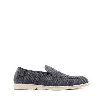 Doucal's Loafer mit gepr&auml;gtem Logo - - Shoes - Herren - Blau - 41 EU