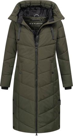 Navahoo Navahoo Schmatzibaer lange Damen Winter Steppjacke N009