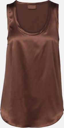 Brunello Cucinelli Top aus Satin