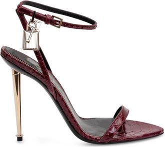 Tom Ford Femme, Chaussures, Rouge, Taille: 38 1/2 EU Sandale &eacute;l&eacute;gante