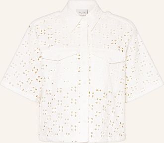 Dante6 Hemdbluse Toddy Aus Lochspitze weiss