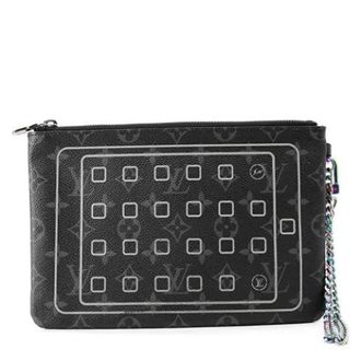 Louis Vuitton Sac &agrave; main Monogram Eclipse Pre-owned - Femme - Pre-owned - Noir - Taille: ONE Size