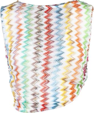 Missoni Femme, Tops, Multicolore, Taille: 40 FR Haut Zig-zag