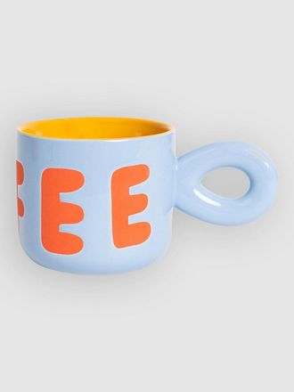 Helio Ferretti Light Blue Coffee Tasse bleu