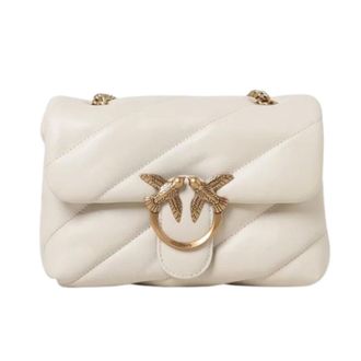 Pinko Pinko, Femme, Sacs, Blanc, Taille: ONE Size Love Puff Mini