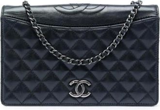 Chanel Ballerine Flap Pre-owned - Femme - Pre-owned - Noir - Taille: ONE Size