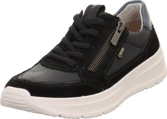 Legero Damen Sprinter Sneaker, Schwarz Schwarz 0000, 38.5 EU