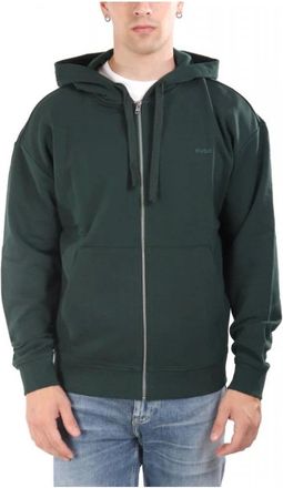 HUGO BOSS Homme, Sweatshirts et sweats &agrave; capuche, Vert, Taille: XL Dapozip Zip Sweat &agrave; capuche