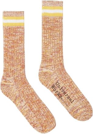 Universal Works Klassische Streifensocken - - Underwear - Herren - Gelb - M