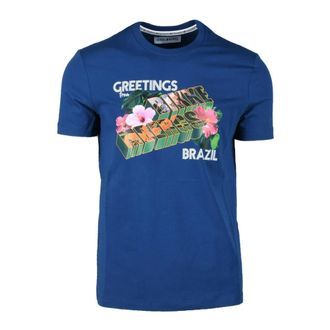 Dirk Bikkembergs Baumwolle Elasthan T-shirt - - Tops - Herren - Blau - L