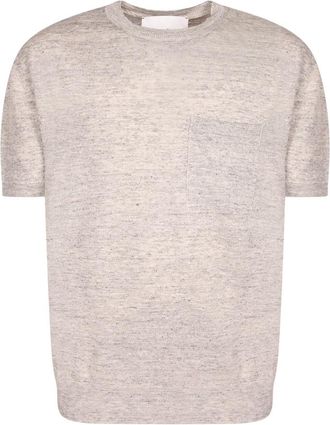 Amaranto Amar&aacute;nto, Homme, Pulls, Gris, Taille: XL T-shirt &agrave; Manches Courtes C&ocirc;tel&eacute;