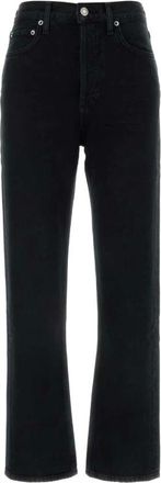 A Gold E Damen, Jeans, Schwarzk, W24Gr&ouml;&szlig;e