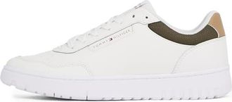 Tommy Hilfiger Baskets Homme Basket Core Lite Basses, Blanc (Ecru), 41