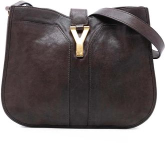 Saint Laurent Hobo Bags - Medium Leather Cabas Chyc Crossbody - Gr. unisize - in Braun - für Damen