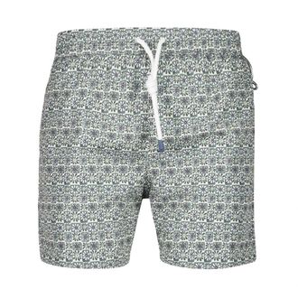 Fedeli Gr&uuml;ne Blumen Badehose - - Swimwear - Herren - Gr&uuml;n - 3XL