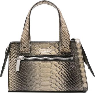 SAPIO mini Pitone tote bag - Tons neutres