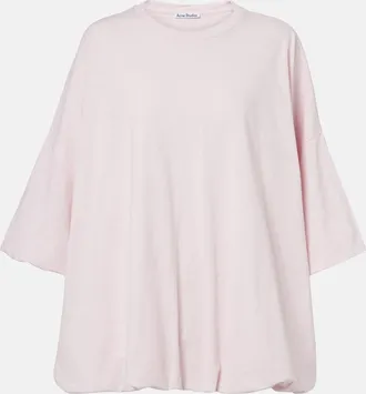 Acne Studios T-shirt oversize en coton et chanvre