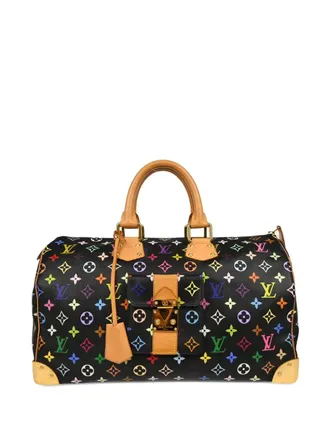 Louis Vuitton x Takashi Murakami sac à main Speedy 40 (2011) - Noir