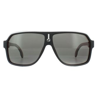 Carrera Aviator Unisex Schwarz Silber Rot Grau Polarisierte Sonnenbrille