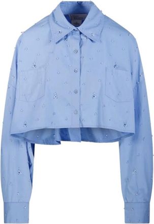 Giuseppe Di Morabito Femme, Blouses et Chemises, Bleu, Taille: 38 FR Shirt
