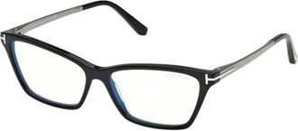 Tom Ford Femme, Accessoires, Noir, Taille: 56 MM Monture OEil-de-chat