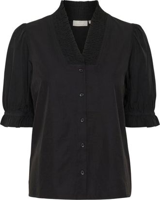 Kaffe Femme, Blouses et Chemises, Noir, Taille: 42 FR Blouses