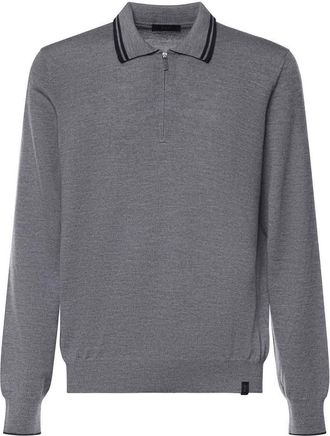 Fay Poloshirt - Grau
